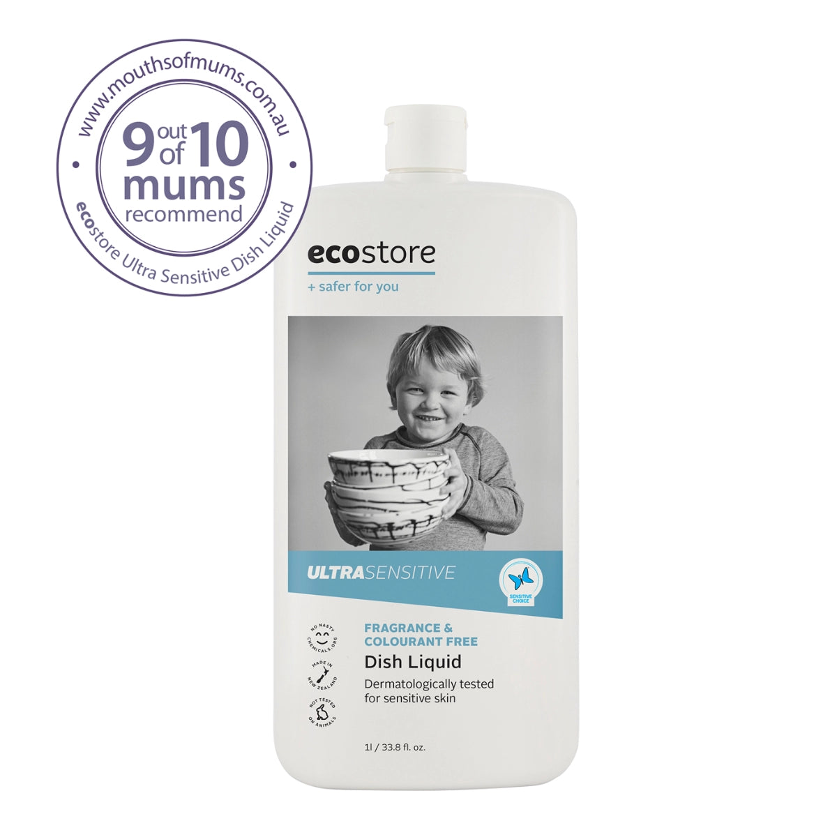 ecostore Dish Liquid Ultra Sensitive (1L) – Go Eco Store