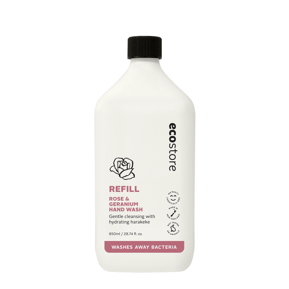 ecostore Hand Wash Rose & Geranium Refill (850ml) – Go Eco Store