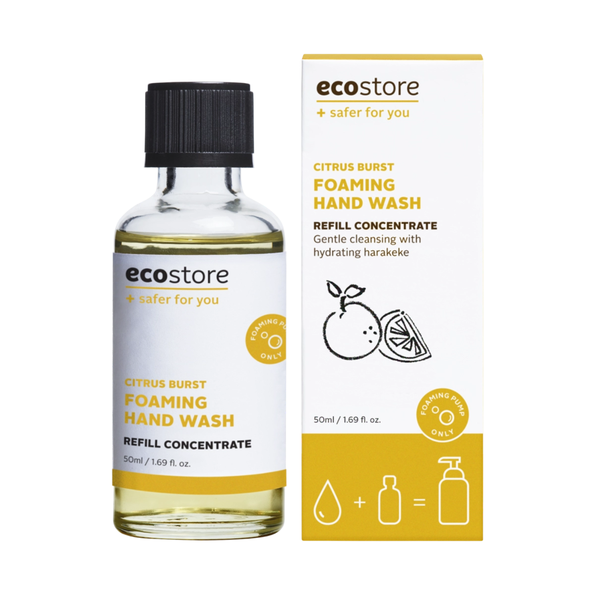ecostore Hand Wash Foaming Concentrate Citrus Refill (50ml) – Go Eco Store
