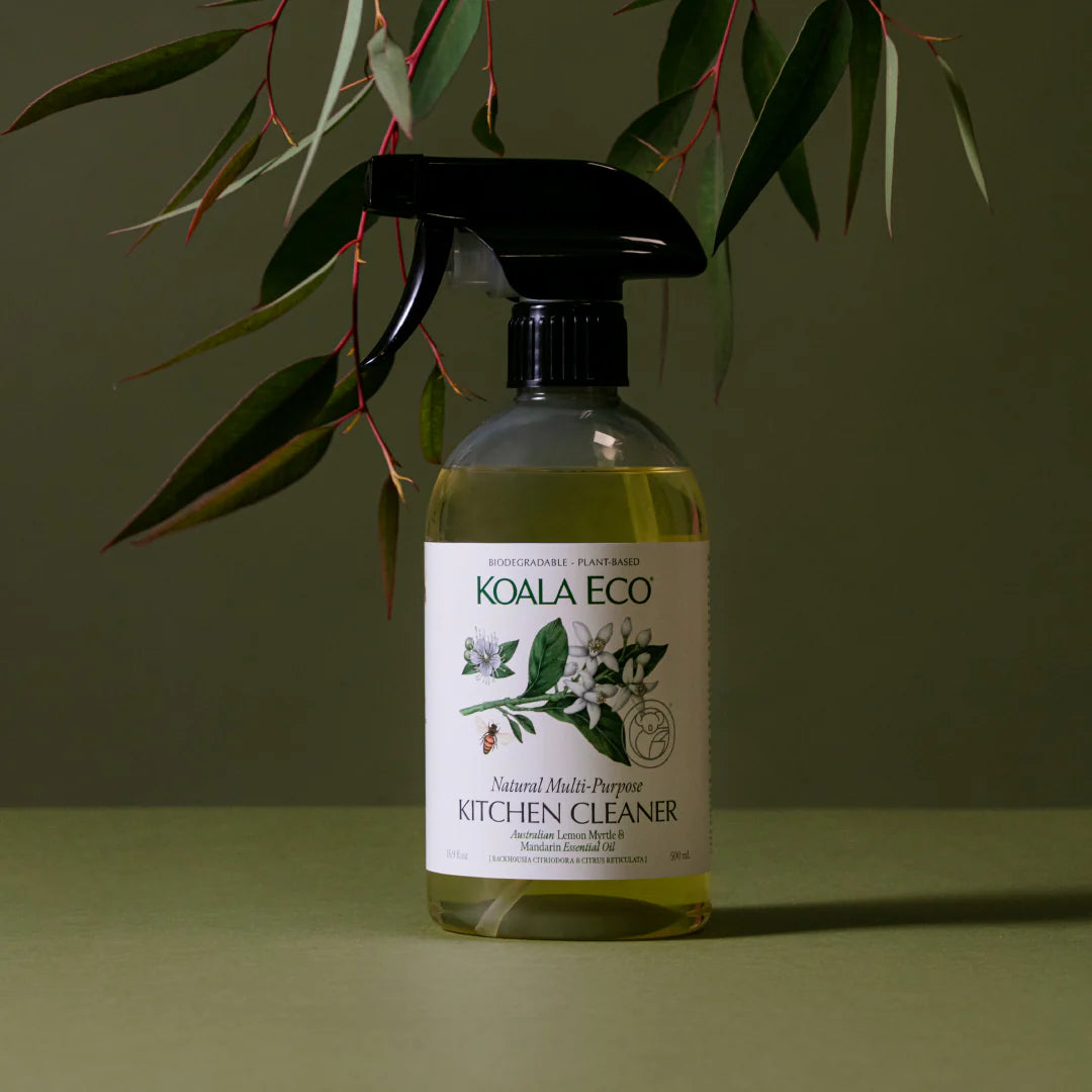 Koala Eco Kitchen Cleaner Lemon Myrtle & Mandarin (500ml) – Go Eco Store
