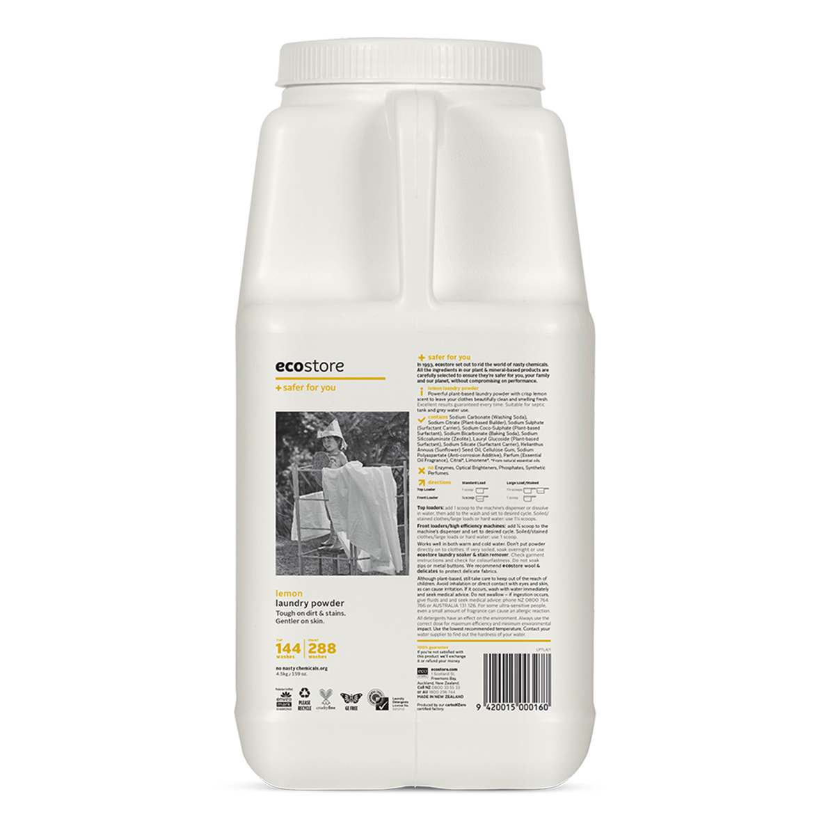ecostore Laundry Powder Lemon (4.5kg) – Go Eco Store